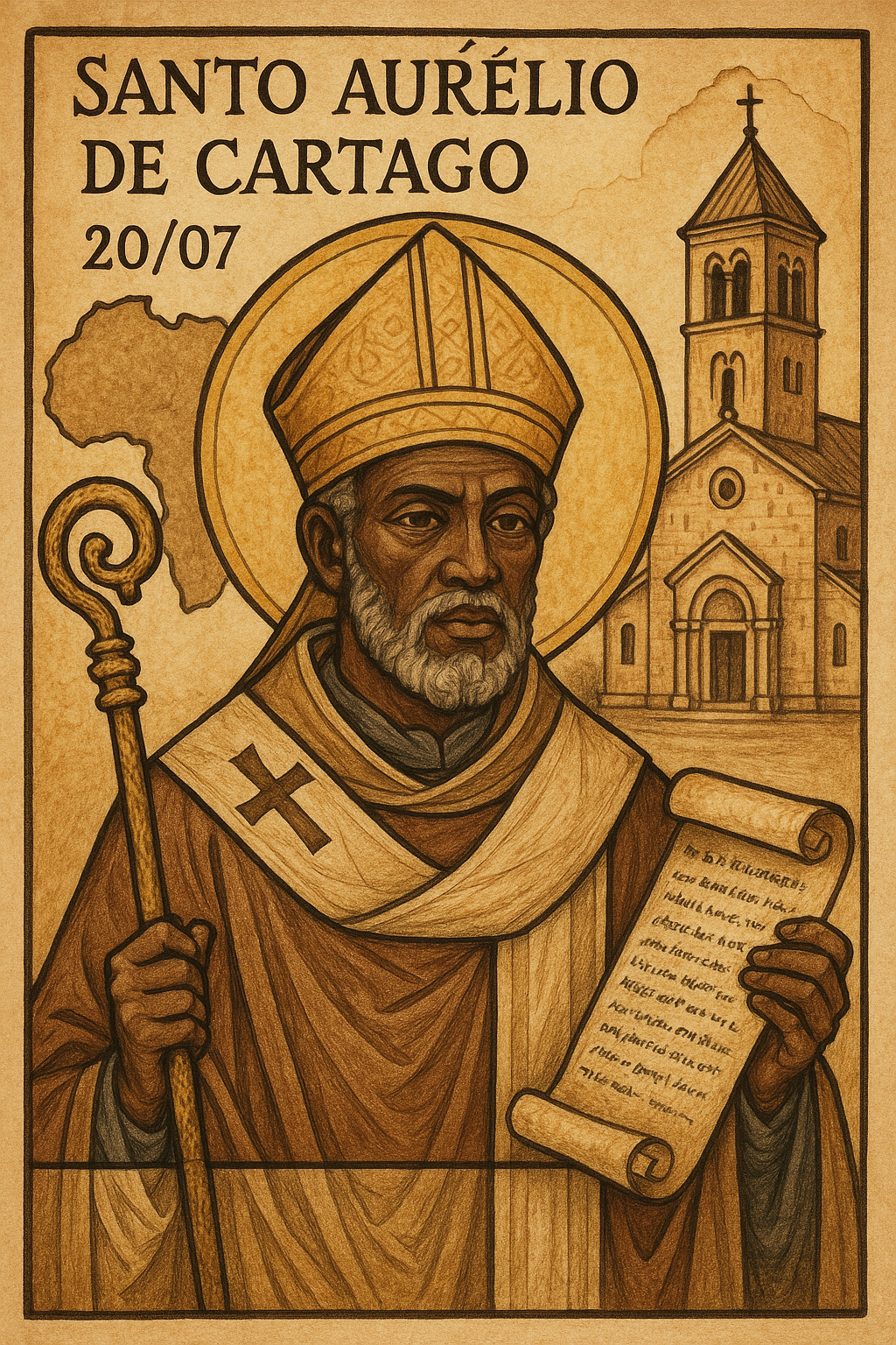🌟 20/07/2025 – Celebrando Santo Aurélio de Cartago - Meus Conteúdos